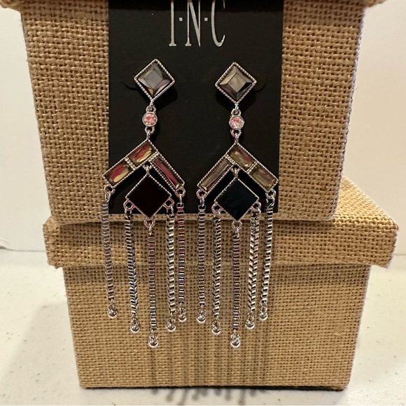 INC International Concepts | Jewelry | Nwt Inc Earrings Silver Tone W ...